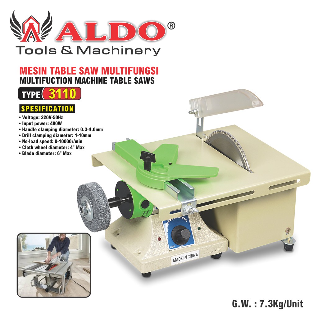 Jual Mesin Table Saw Multifungsi Type 3110 | Shopee Indonesia