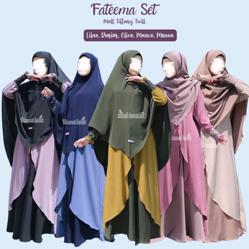 Jual FATEEMA SET KHIZANNAH SUNNAH | Shopee Indonesia
