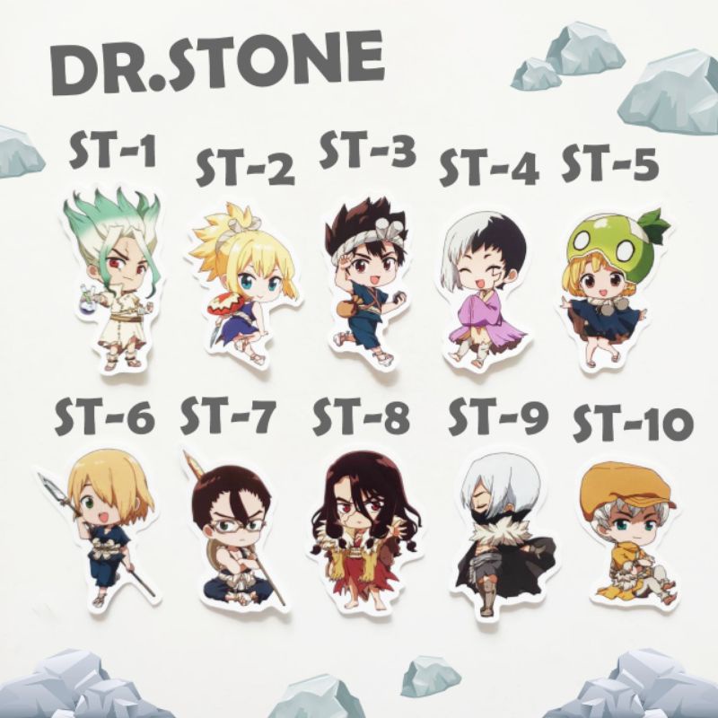 Jual Sticker Anime Dr Stone Merchandise | Shopee Indonesia