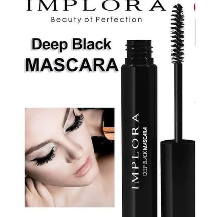 Jual LOVABLEMART Implora Deep Black Mascara Hitam Maskara Super Lash ...