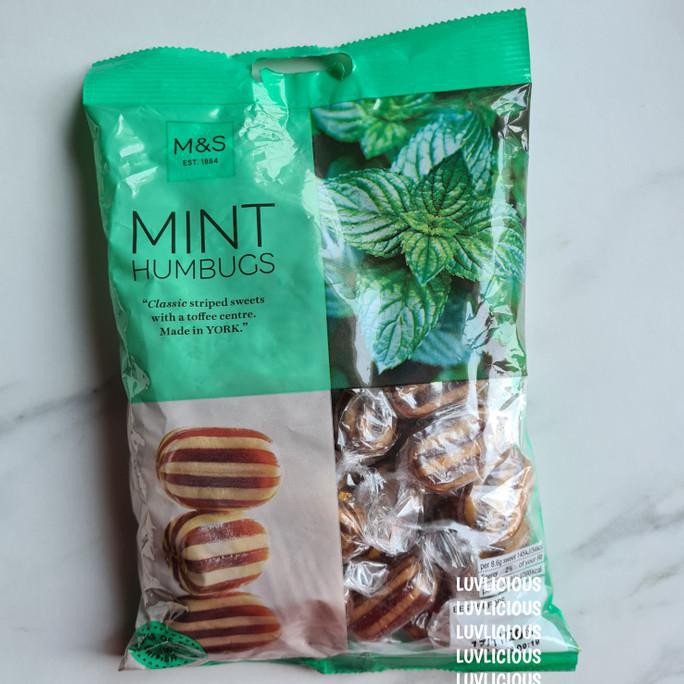 Jual M&S MARK MARKS & AND SPENCER MINT HUMBUGS TOFFEE CANDY PERMEN ...