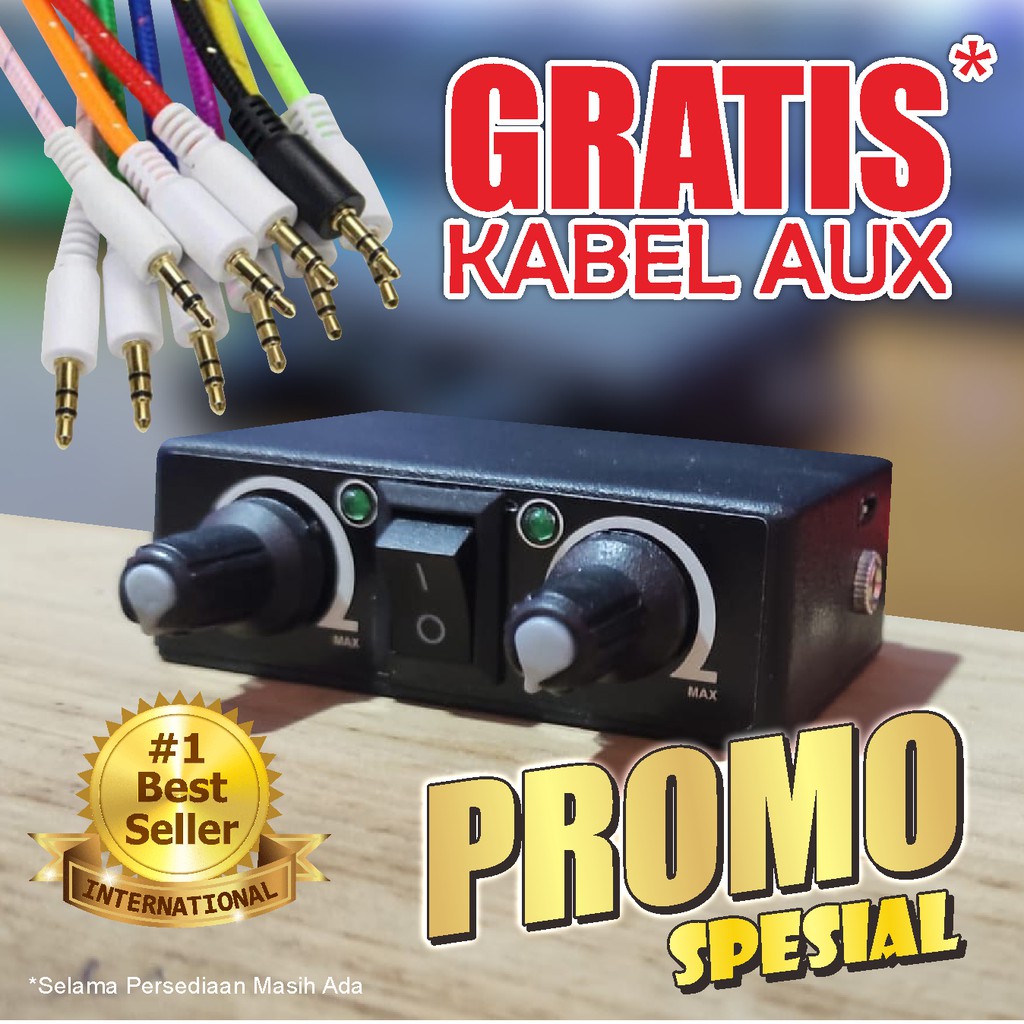 Jual Mini Amplifier Bluetooth Stereo I Ampli Mini I 2 Channel 5 Volt I ...