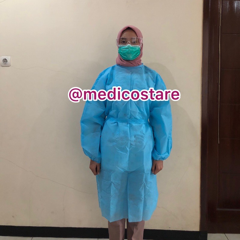 Jual Baju APD 50 gsm / Baju Steril / Gown Medis / Disposible Gown ...