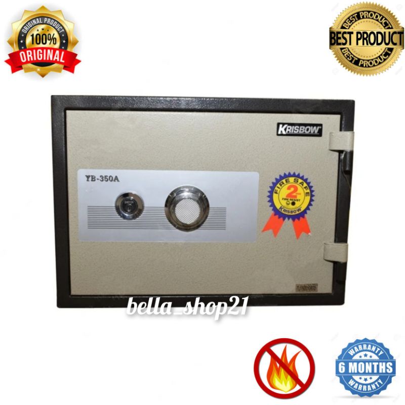 Jual krisbow brankas / lemari besi penyimpanan tahan api A805 | Shopee ...