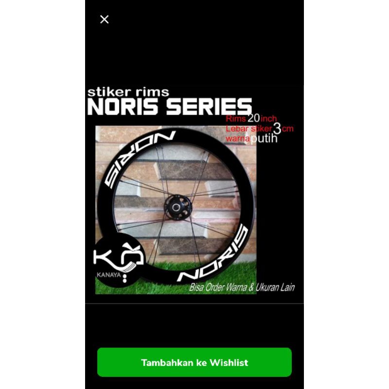 Jual Sticker Rims Sepeda Pacific Noris | Shopee Indonesia