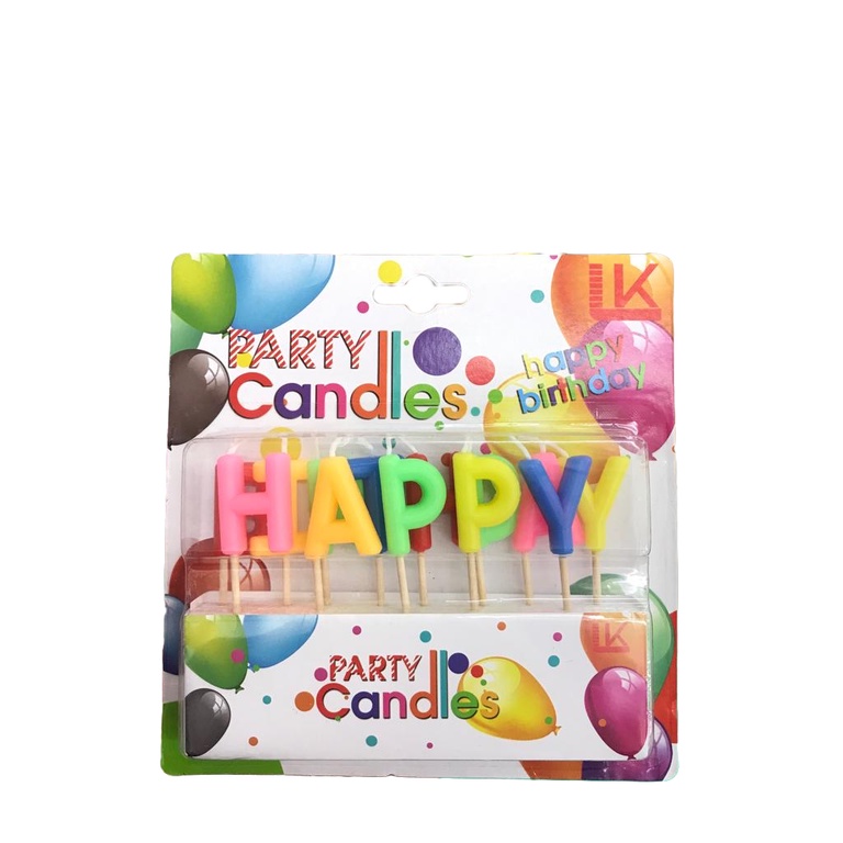 Jual Lilin Happy Birthday Set 13 Happybirthday / HBD Candles Ulang ...