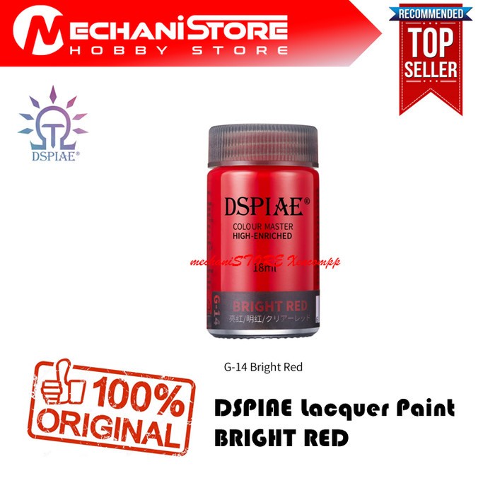 Jual DSPIAE PAINT LACQUER BRIGHT RED - AIRBRUSH ALTERNATIF JUMPWIND TAMIYA | Shopee Indonesia