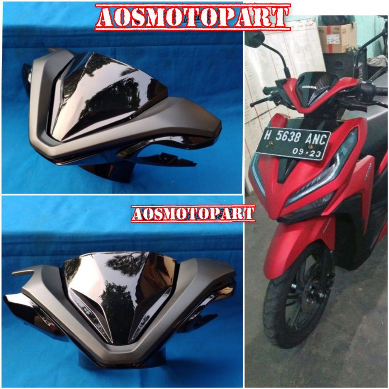 Jual cover batok depan new Vario 125 150 tahun 2018 - 2021 kualitas ...