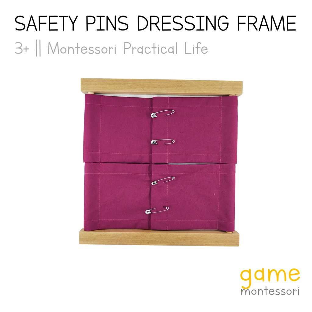 Jual Game Montessori Dressing Frames | Shopee Indonesia