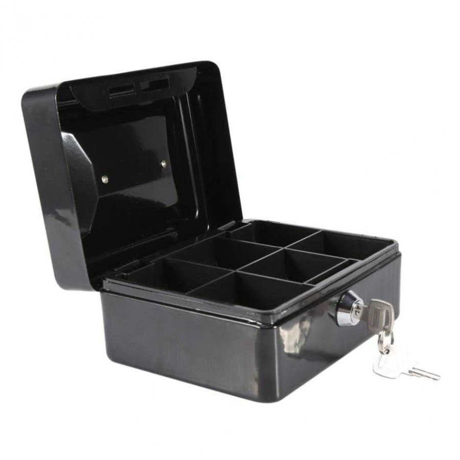 Jual Brankas Besi Metal Cash Box Kecil 20x16x9 KUNCI - Box Uang Cash ...