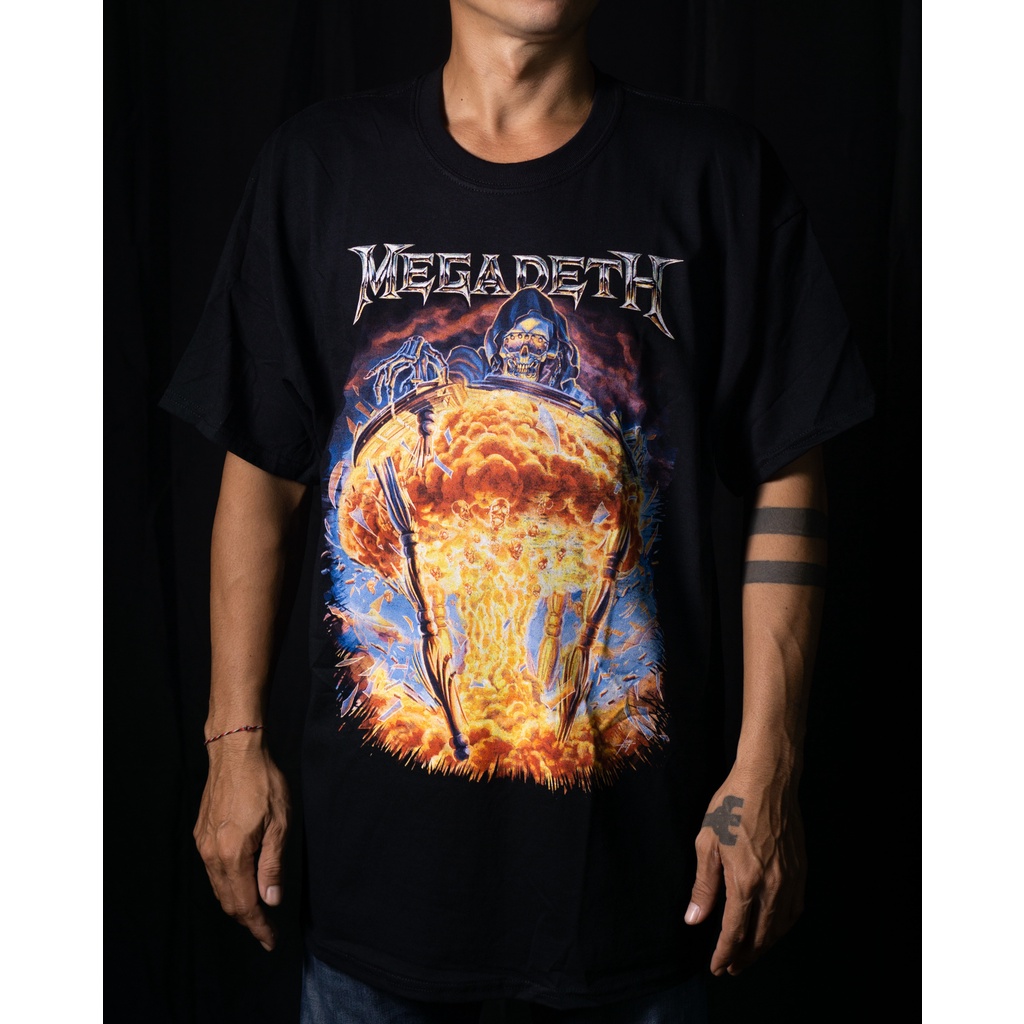 Jual Megadeth - Countdown to Extinction Official Tshirt | Shopee Indonesia