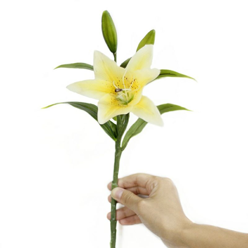 Jual Bunga Artificial Lily Setangkai Buket Wedding Wisuda Hiasan ...