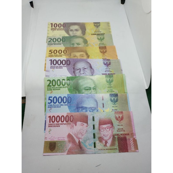 Jual Uang Mainan Rupiah isi 100 pcs | Shopee Indonesia
