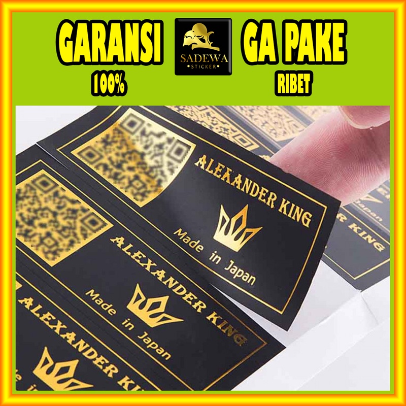 Jual SPGS 3 6-15 Cetak Stiker Logo Custom Sticker Label Olshop Bahan ...