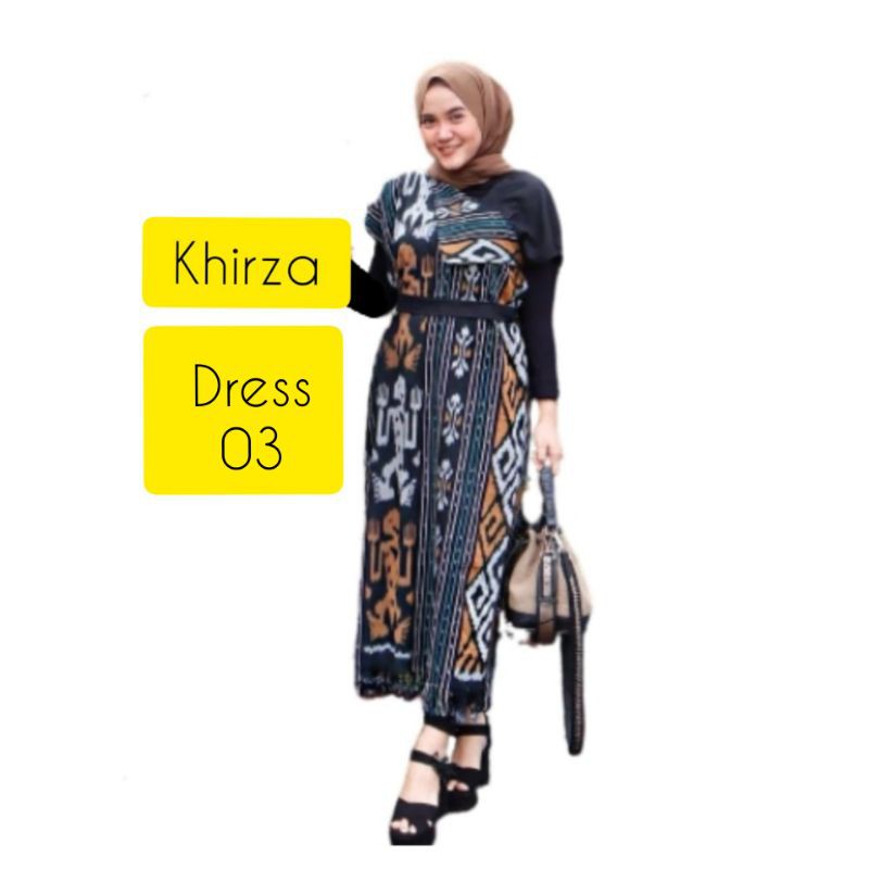 Jual Dress tenun dress etnik baju tenun wanita baju etnik baju kondangan tenun dress casual ...