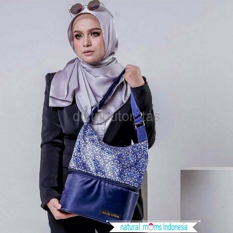 Jual Blue Sofia Natural Moms Cooler Bag ASI Tote Tas Pendingin ASI | Shopee Indonesia