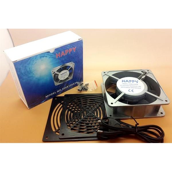 Jual Kipas Angin KOTAK 12x12 cm Pendingin Persegi Kecil AC 220V BOX FAN ...