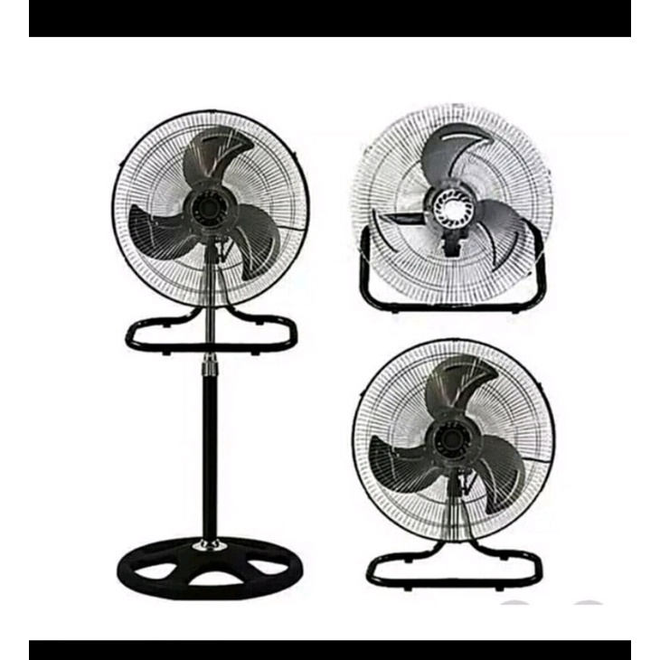 Jual kipas angin 3 in 1 | bisa stand fan ,wall fan ,and desk fan 18 ...