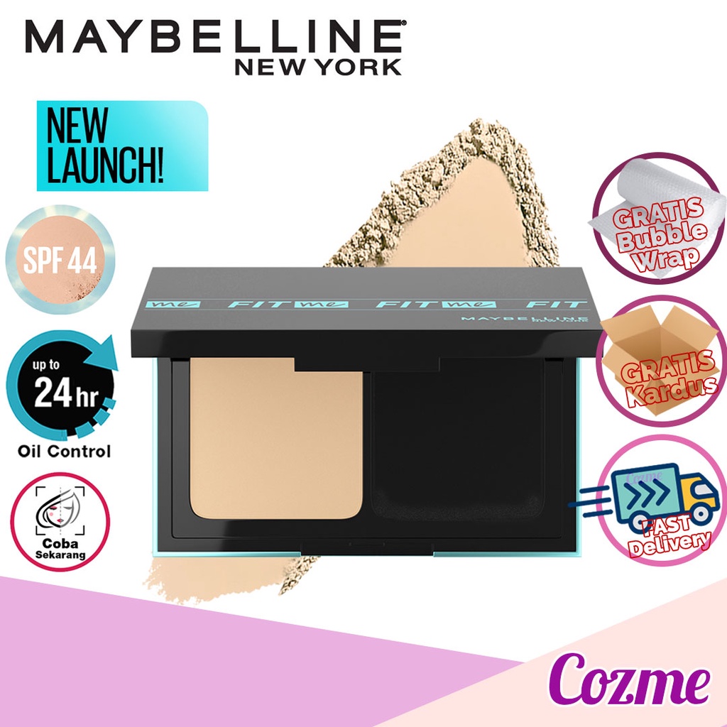 Jual MAYBELLINE FIT ME MATTE PORELESS Powder Foundation TWC | Shopee ...