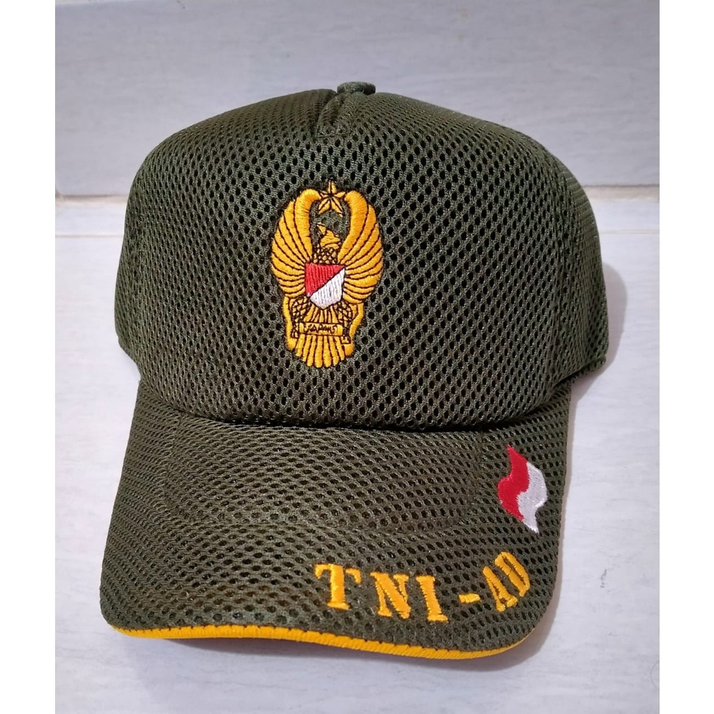 Jual Topi Jaring TNI AD - TOPI TNI AD | Shopee Indonesia