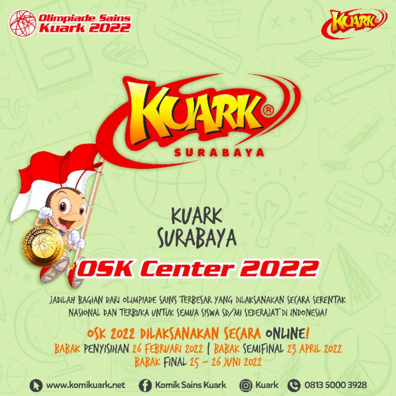 Jual Pendaftaran Olimpiade Sains Kuark 2022 | Shopee Indonesia