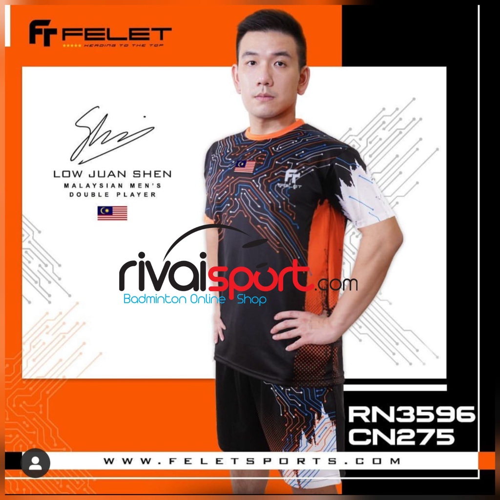 Jual Baju Badminton Felet RN-3596 | Shopee Indonesia
