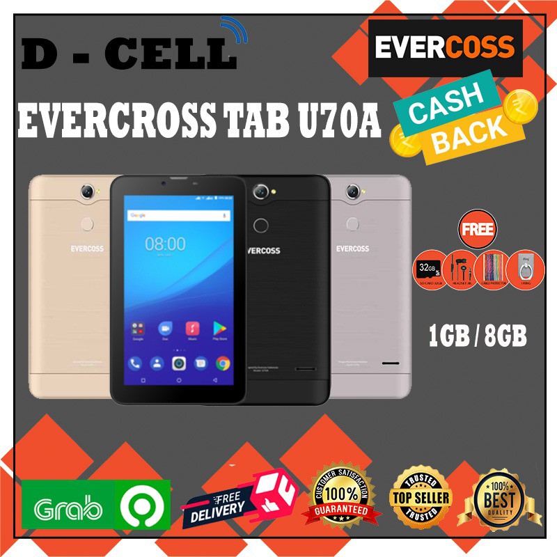 Jual Tablet Evercoss U70A Tablet Murah 8GB Internal Garansi Resmi ...