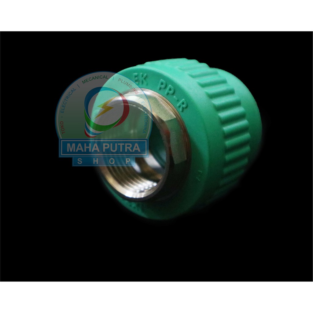 Jual SOK DRAT DALAM SATU 1" PPR WAVIN. SAMBUNGAN PIPA PPR | Shopee ...