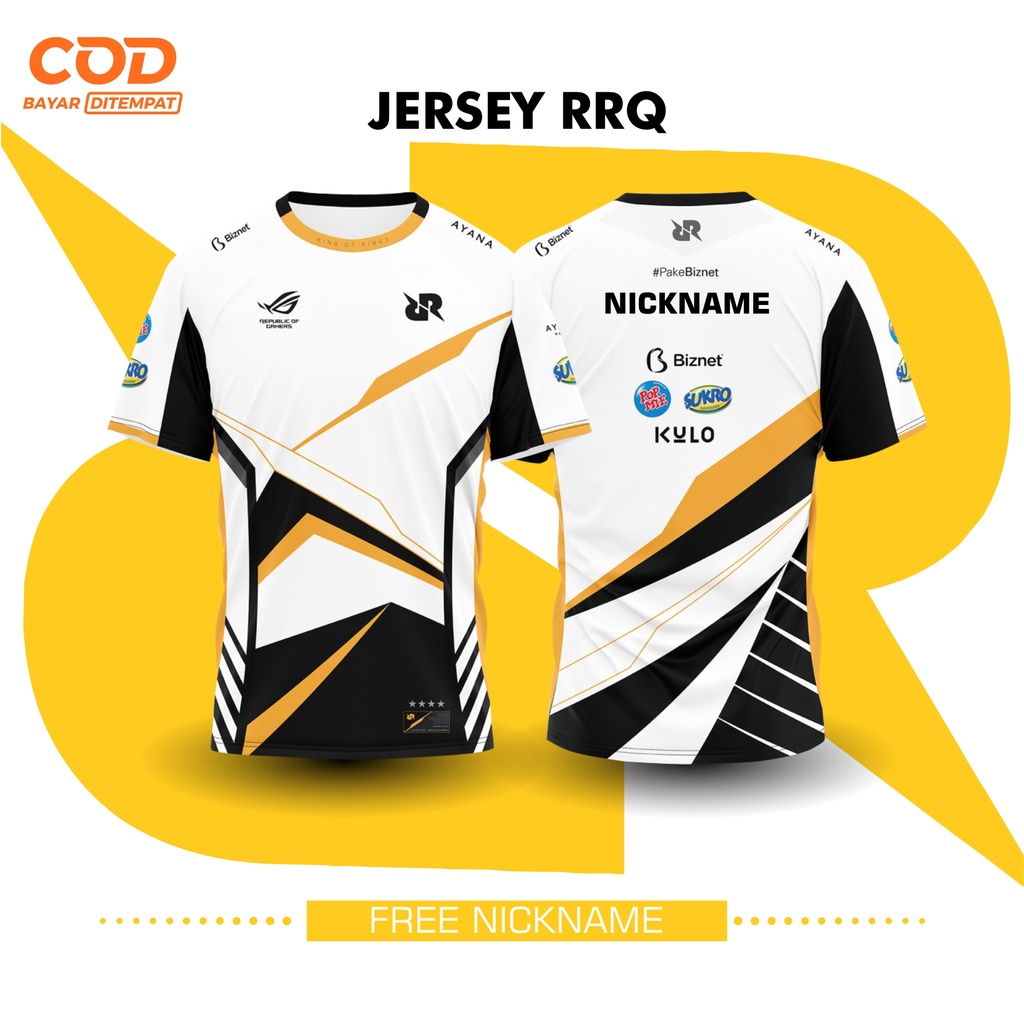 Jual Jersey RRQ 2021 Free Nickname | Shopee Indonesia