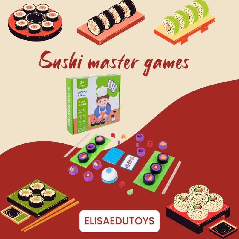 Jual making sushi games family games permainan anak | Shopee Indonesia