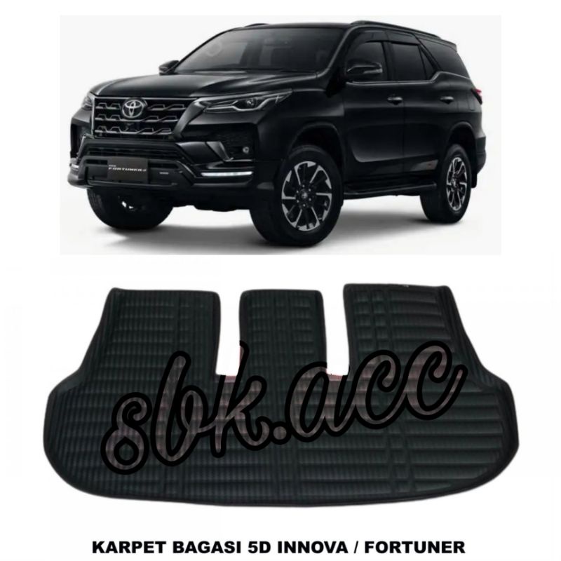 Jual Karpet 5D Bagasi Belakang All New Fortuner 2016 2017 2018 2019 ...