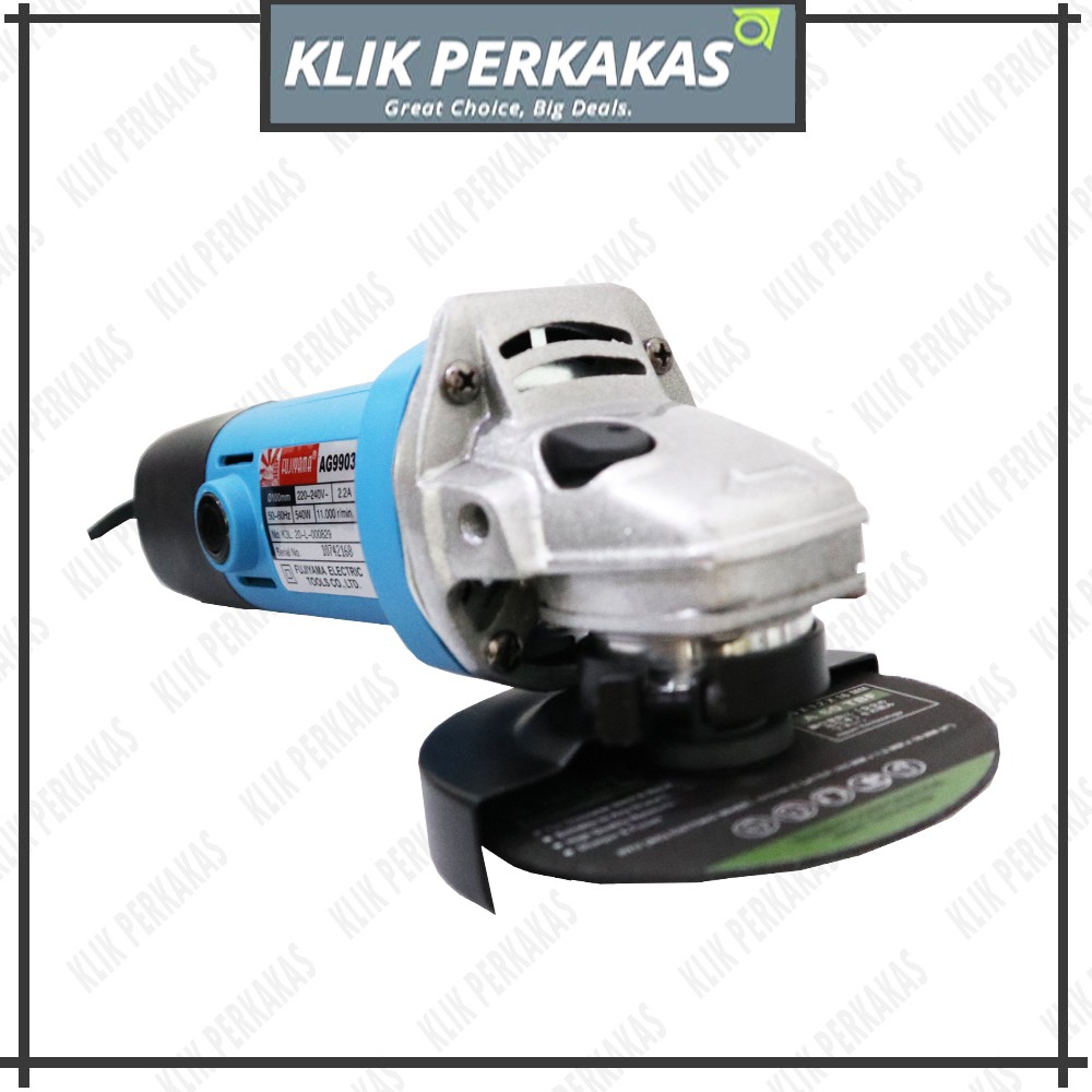 Jual Mesin Gerinda Tangan 4 inch FUJIYAMA/ Mesin Gurinda 4 inch JAPAN ...