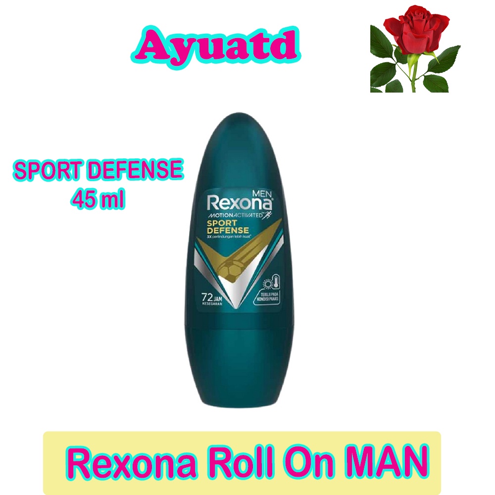 Jual Rexona Men Deodorant Roll On Sport Defence 45 ml | Shopee Indonesia