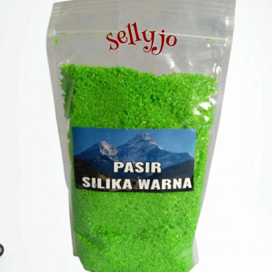 Jual hiasan aquarium aquascape PASIR SELIKA WARNA HIJAU 500 gr | Shopee ...