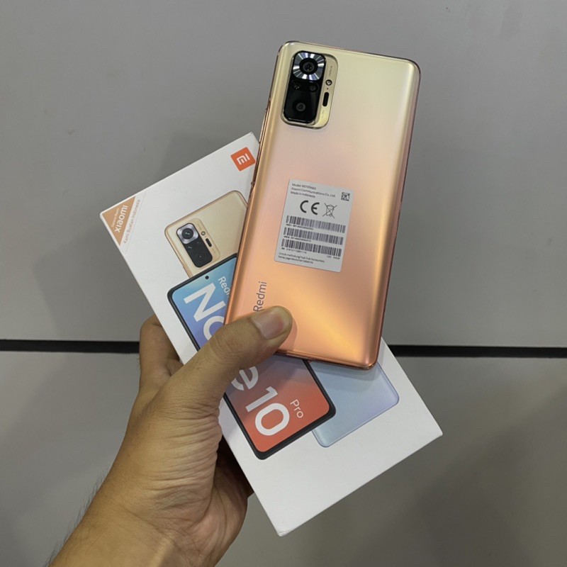 Jual redmi note 10 pro ram 6/128 second bekas pakai | Shopee Indonesia