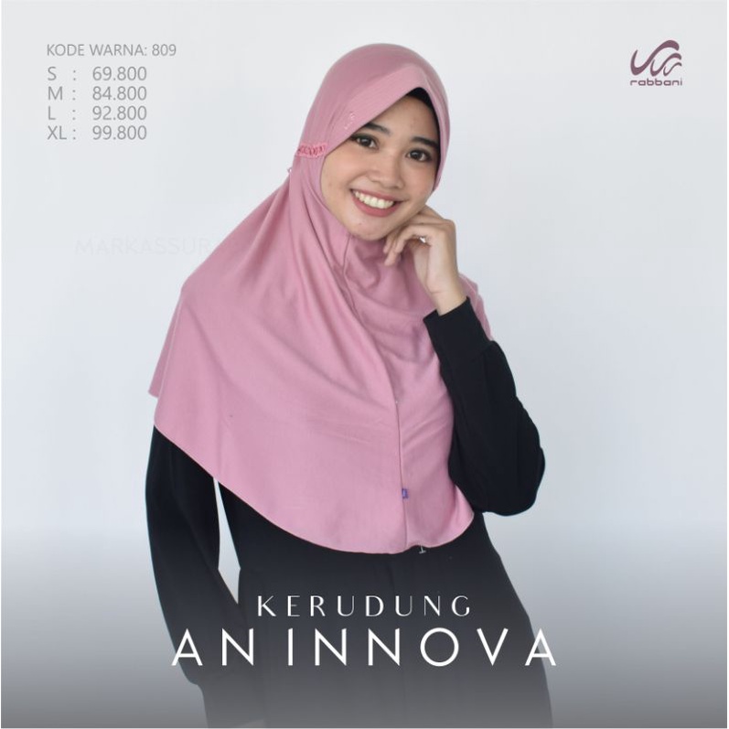 Jual KERUDUNG INSTAN RABBANI AN INNOVA PART 4 PITA LUAR | Shopee Indonesia