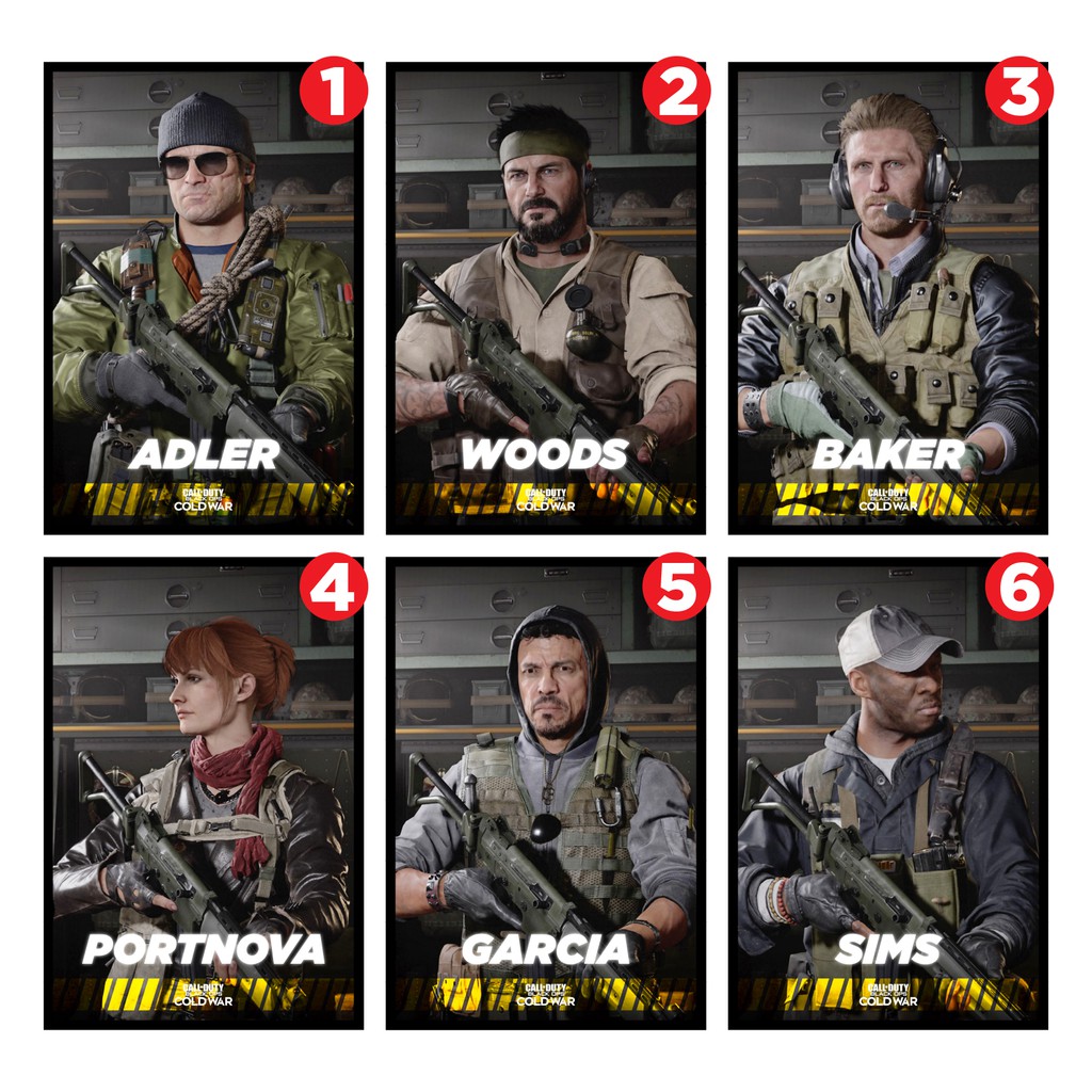 Jual Poster Call Of Duty Black Ops Cold War / CUSTOM | Shopee Indonesia