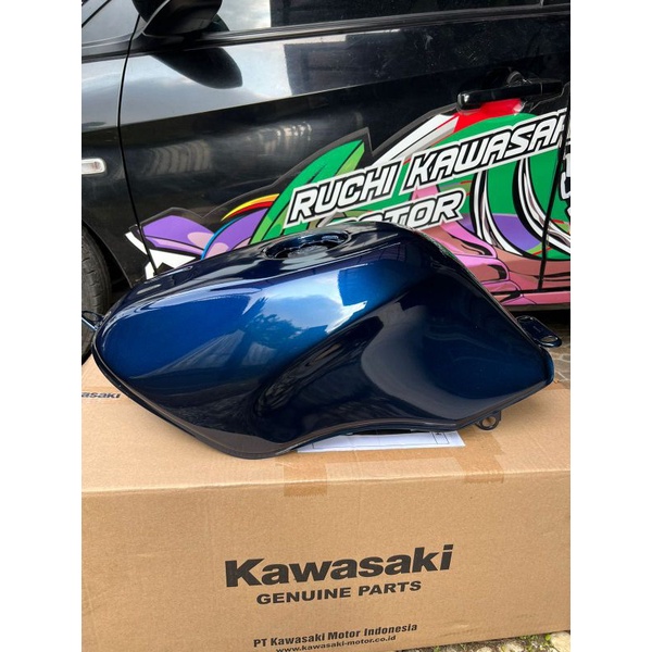 Jual Tangki Ninja RR New Biru dongker Original Kawasaki | Tangki Ninja ...