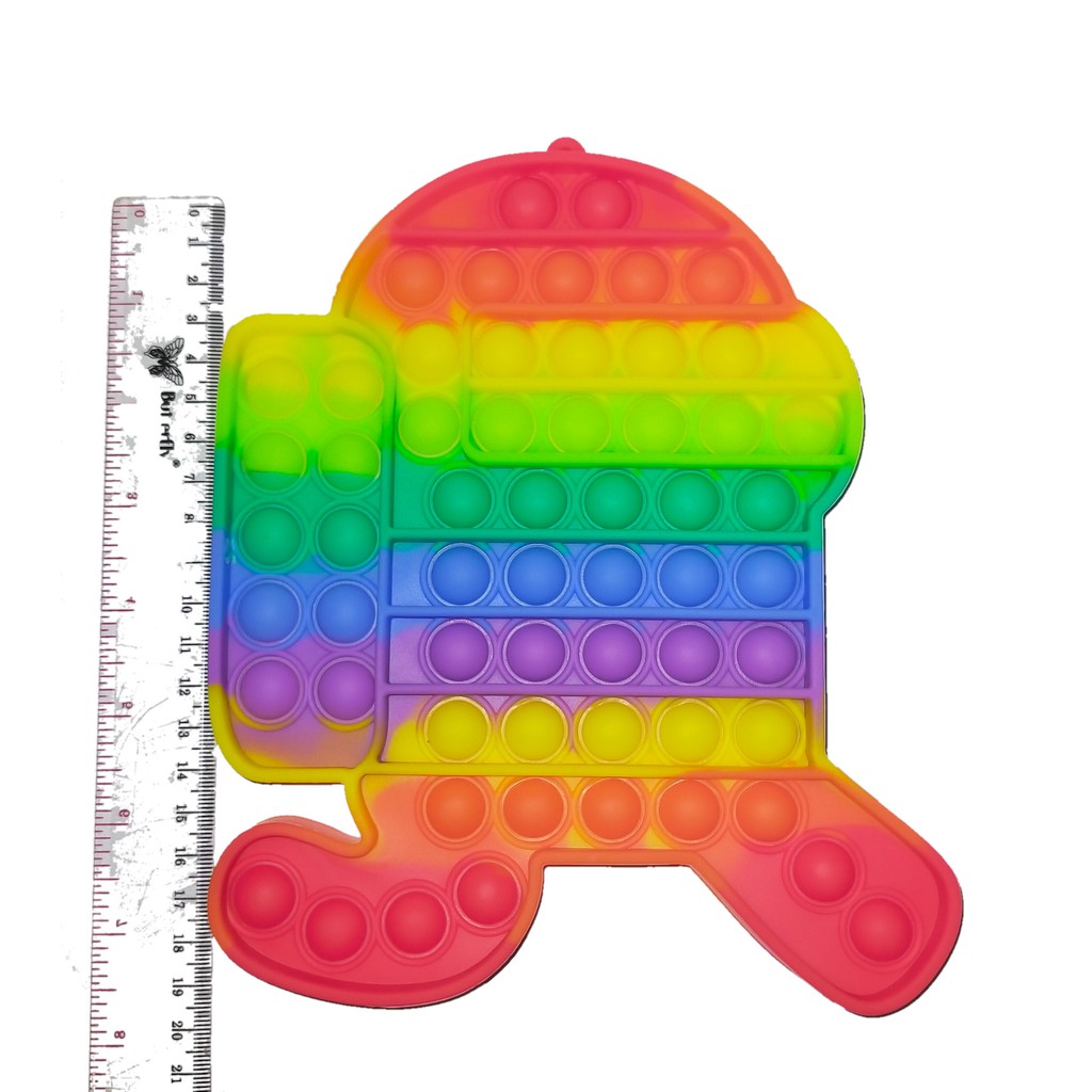 Jual Mainan Popit Anak Rainbow Pop It Rainbow Kotak Love Popits Fidget ...