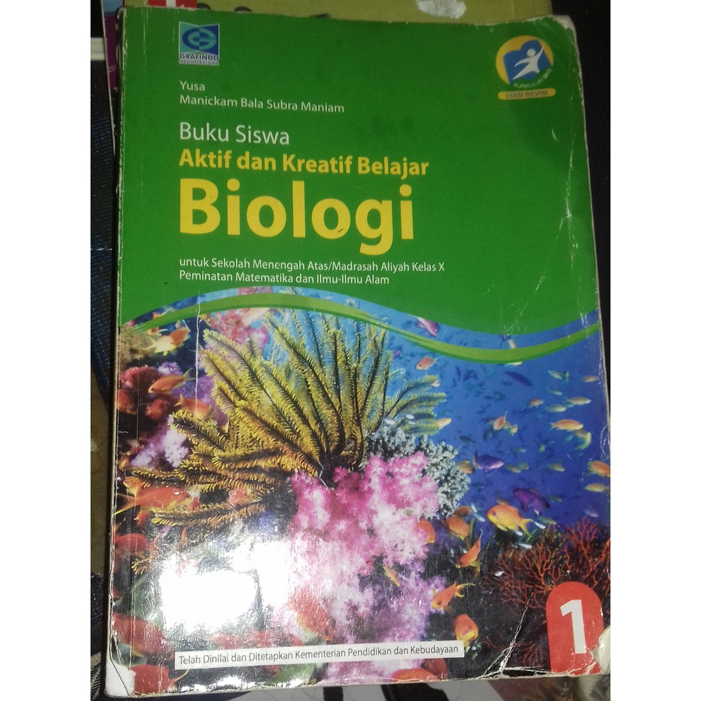 Jual BUKU PAKET BIOLOGI KELAS 10 SMA GRAFINDO (PRELOVED) | Shopee Indonesia