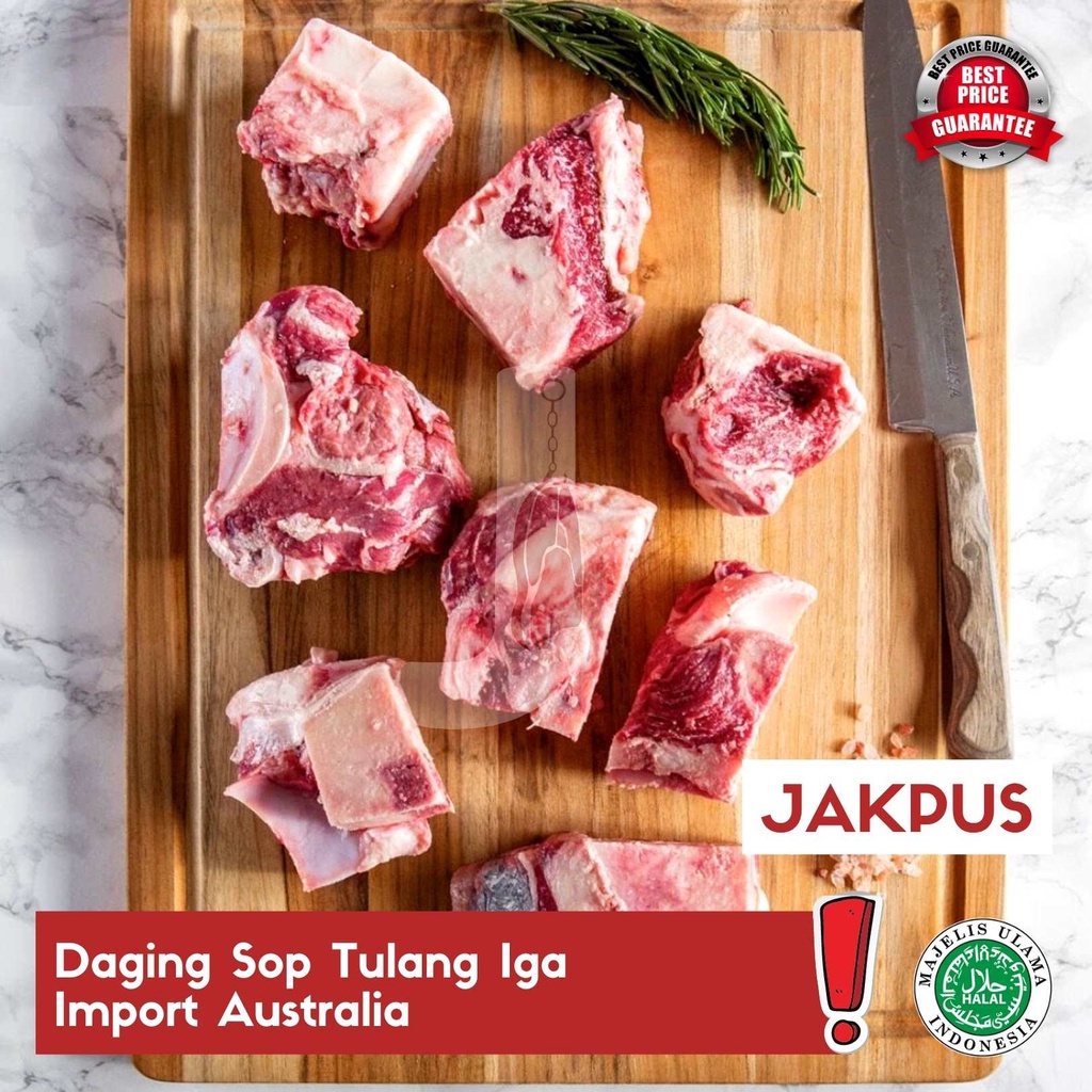 Jual Daging Sop Tulang Iga Import Australia 500gr - JAKPUS | Shopee ...