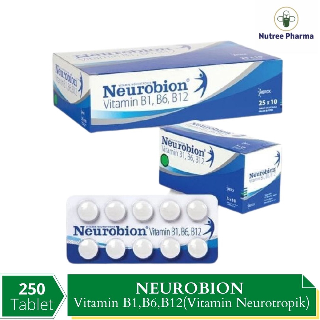 Jual Neurobion Box Biru isi 250 Tablet | Shopee Indonesia