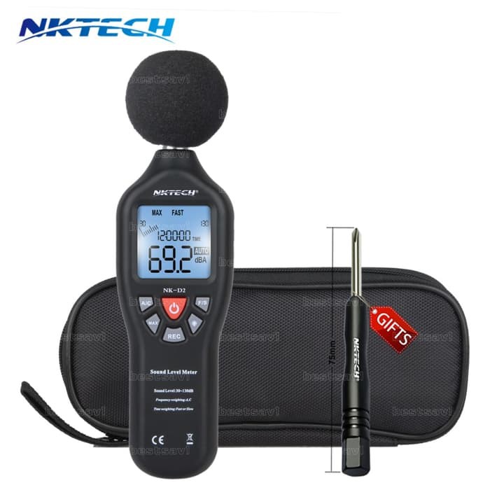 Jual harga murah Digital Sound Noise Level Meter Alat Ukur Intensitas ...