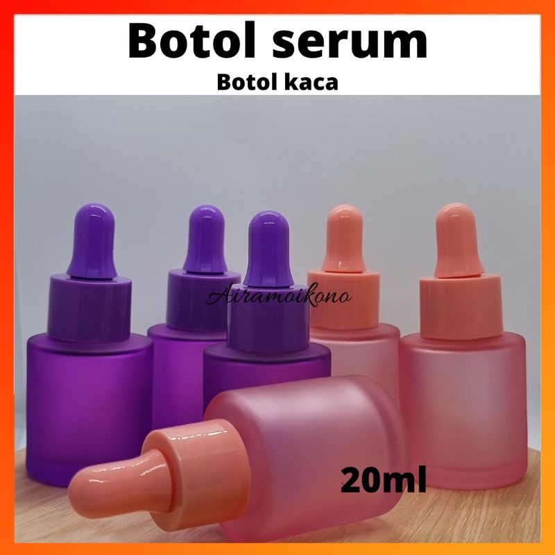 Jual BOTOL SERUM KACA UKURAN 20ML | Shopee Indonesia