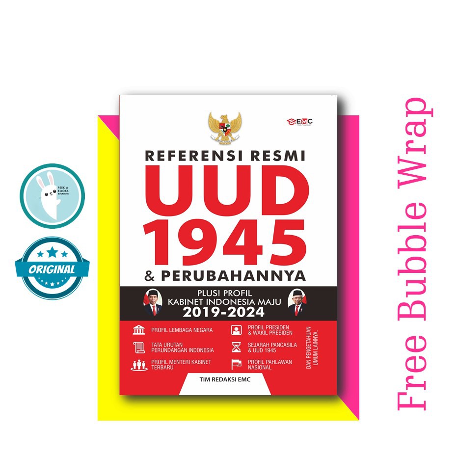 Jual OFFICIAL BOOK | REFERENSI RESMI UUD 1945 & PERUBAHANNYA | PENERBIT ...