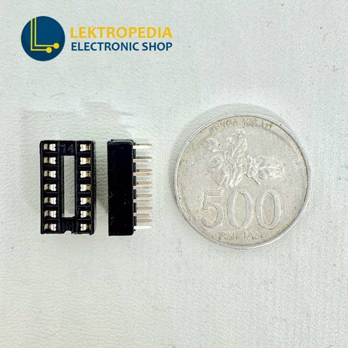 Jual Soket Socket IC 14p 14pin 14 pin DIP 2x7 | Shopee Indonesia