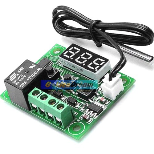 Jual W1209 PCB Hijau Thermostat Digital Temperature Controller Control ...