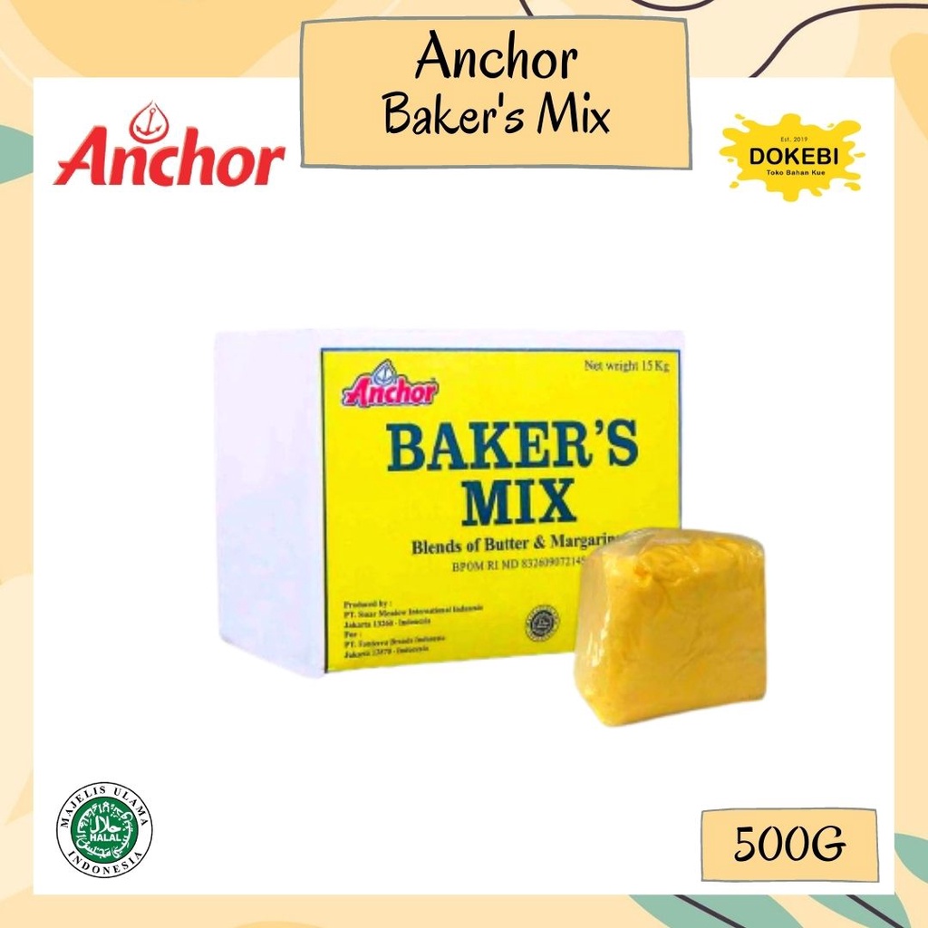 Jual ANCHOR BAKER'S MIX 250GR - BUTTER BAKERS MIX - MARGARINE BAKER MIX ...