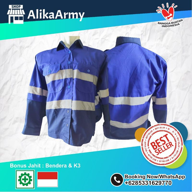 Jual ATASAN BAJU SAFETY PROYEK/TAMBANG/ PROYEK/KATELPACK/ WERPACK ...