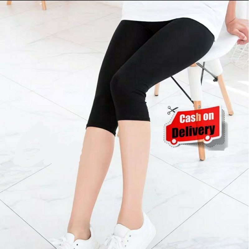 Jual GF - LEGGING WANITA 7/8 - Leggings 3/4 Cewek Dewasa Pendek Jumbo ...